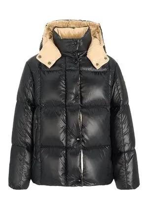 Moncler Logo Patch Padded Jacket - Black