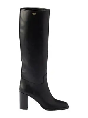 PRADA Prada Leather Knee High Boots