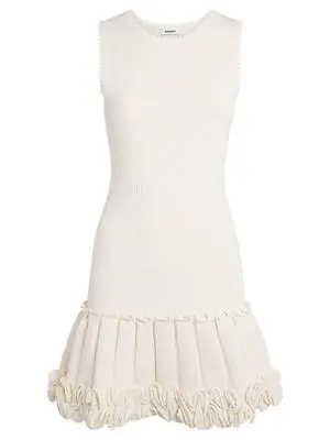 SANDRO Sandro Paris Knitted Floral-Detail Mini Dress