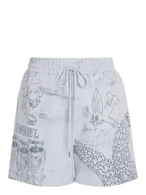 DOMREBEL Sketchy Shorts - Blue