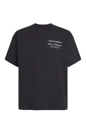 DOMREBEL Cotton Arts Vetements T-shirt - Black