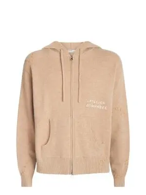 DOMREBEL Wool-blend Nightcrawler Hoodie - Beige