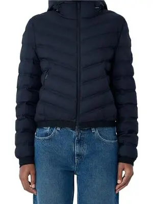 Moncler Hooded Quilted Jacket - Black