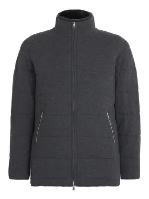 N.PEAL Cashmere Fur-Lined Jacket