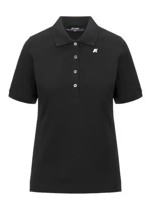 K-WAY K-Way Ali Short-Sleeve Polo Shirt Black