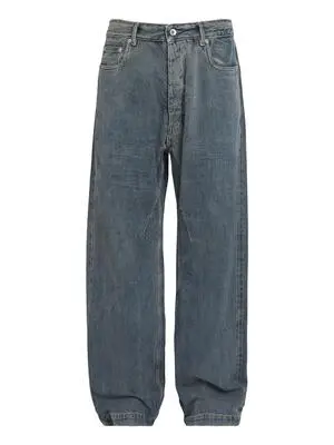 Rick Owens Geth Wide-leg Jeans - Navy