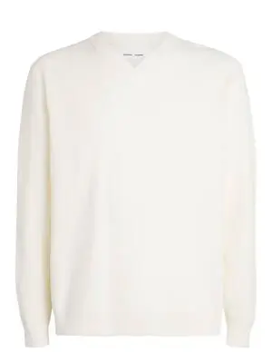 SAMSØE SAMSØE Saklas V-neck Sweater - Ivory