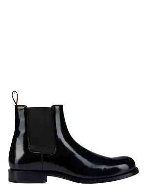 CHRISTIAN LOUBOUTIN Christian Louboutin Choucair Patent Leather Chelsea Boots