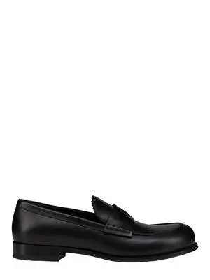 CHRISTIAN LOUBOUTIN Circ Leather Loafers - Black