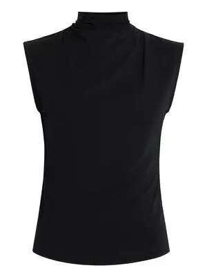ME+EM ME+EM Sleeveless Draped Top