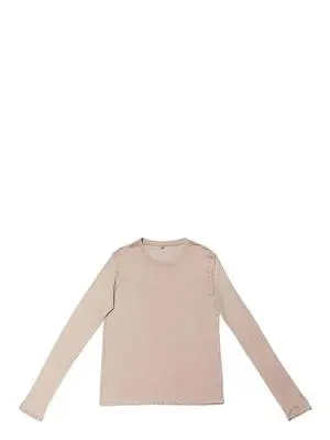 BASERANGE Long-sleeve Round-neck Top - Haptic
