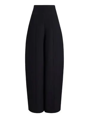 Khaite Lennerd Straight Leg Pants - Black
