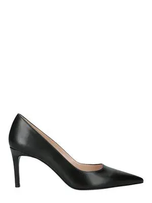 STUART WEITZMAN Leather Power Pumps 75 - Black