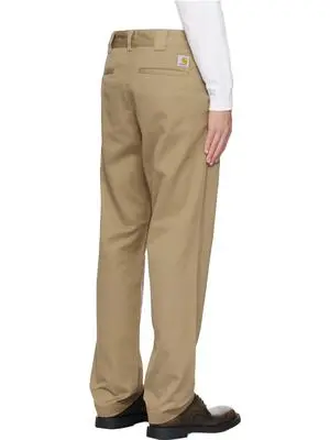 CARHARTT WORK IN PROGRESS Carhartt WIP Master Logo-Patch Trousers