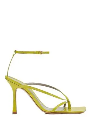 Bottega Veneta Stretch 90mm Ankle-strap Sandals - Green