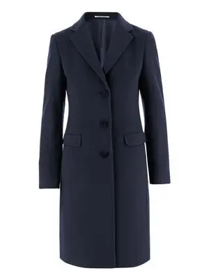 Tagliatore Long-sleeved Coat - Black