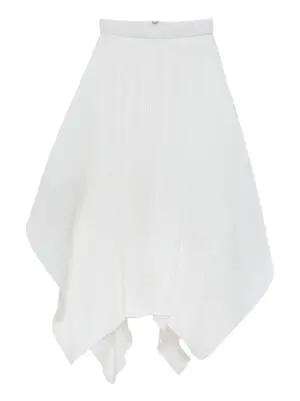 J.W.ANDERSON Pleated Skirt - White