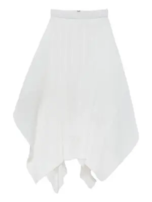 J.W.ANDERSON Pleated Skirt - White
