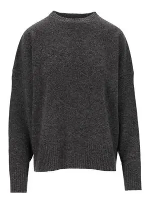 Loulou De Saison Anton Crewneck Knitted Sweater - Grey