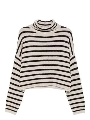 LISA YANG Lisa Yang Striped Roll-Neck Sweater