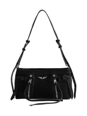 Zadig&Voltaire Madison Mini Suede Shoulder Bag - Black