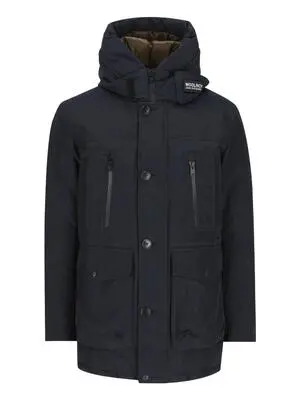 WOOLRICH Woolrich Hooded Zip-Front Coat