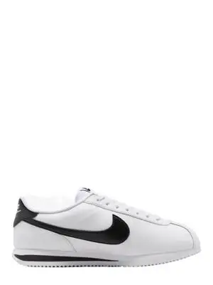 Nike Nike Cortez 23 Logo Detailed Low-Top Sneakers White/black