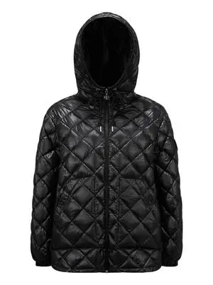 Moncler Quilted Zip-up Jacket - Black