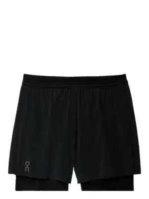 On 5 Performance 2/1 Shorts - Black