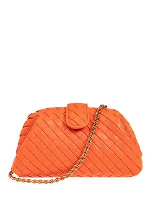 Bottega Veneta Teen Lauren 1980 With Chain - Orange
