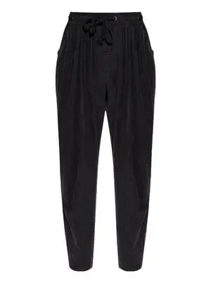 Isabel Marant Étoile Isabel Marant Falcona Drawstring Pants Black