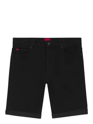 Hugo Boss Slim-fit Denim Shorts - Black