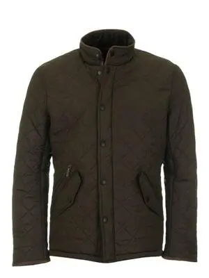 Barbour Powell Quilted High-neck Jacket - Black