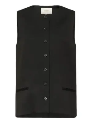 Loulou De Saison Jane Waistcoat - Black