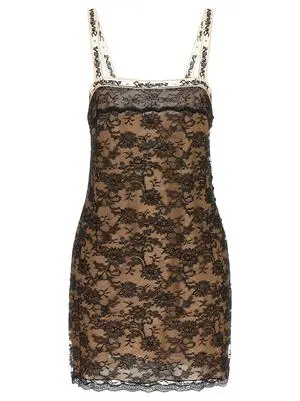 Saint Laurent Slip Dress - Black