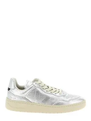 VEJA VEJA V-90 Leather Sneakers Silver