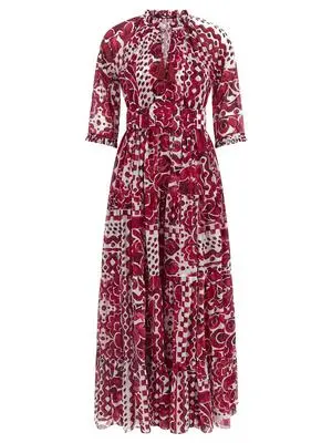 SAMANTHA SUNG SAMANTHA SUNG Eden Printed Cotton Dress