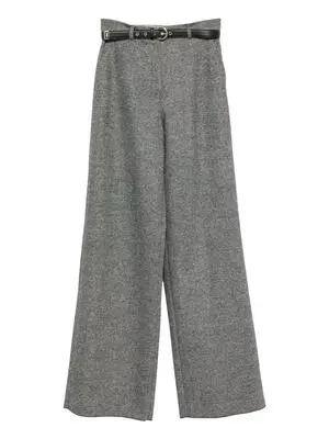 MAX MARA Belted Wool Trousers