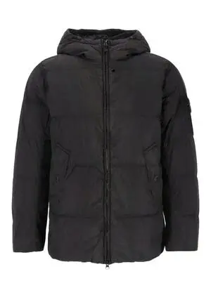 Stone Island Stone Island Crinkle Reps NY Wind-Resistant Down Jacket Black