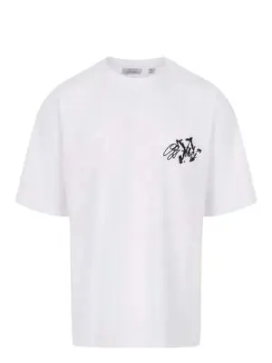 Off-White Logo-print Cotton T-shirt - White
