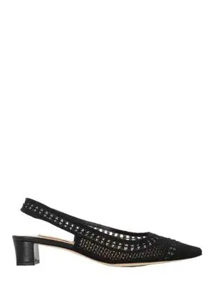 ARTEANA Arteana Crochet Mesh Slingback Pumps