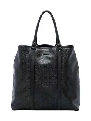 Gucci Gucci GG Imprime Joy Vertical Tote Bag Black