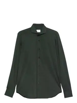 XACUS Button-fastening Long-sleeve Shirt - Green