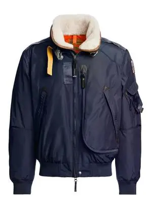 PARAJUMPERS Fire S. Shearling-trim Down Jacket - Blue
