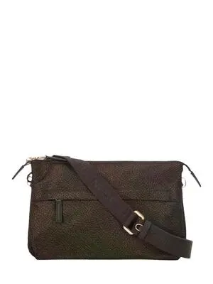 Borbonese Monogram-print Shoulder Bag - Brown