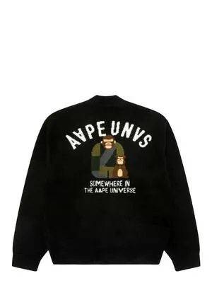 AAPE BY *A BATHING APE Aaper V-neck Cardigan - Black