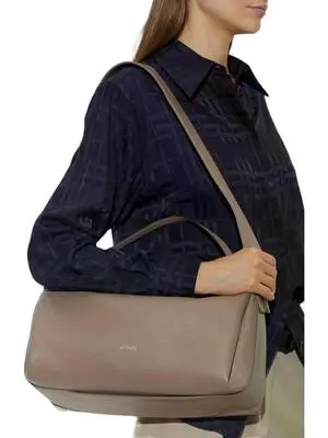 NEOUS Scorpius Leather Shoulder Bag - Brown