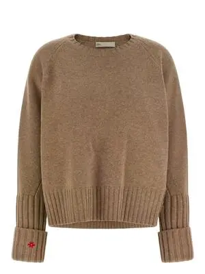 Tory Burch Tory Burch Merino Wool Sweater Neutrals