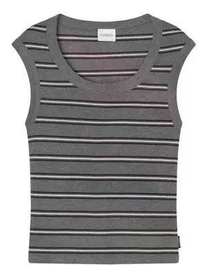 CLOSED Striped Cap-Sleeve T-Shirt
