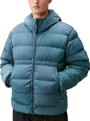 C.P. COMPANY Chrome-r Goggle Down Jacket - Blue